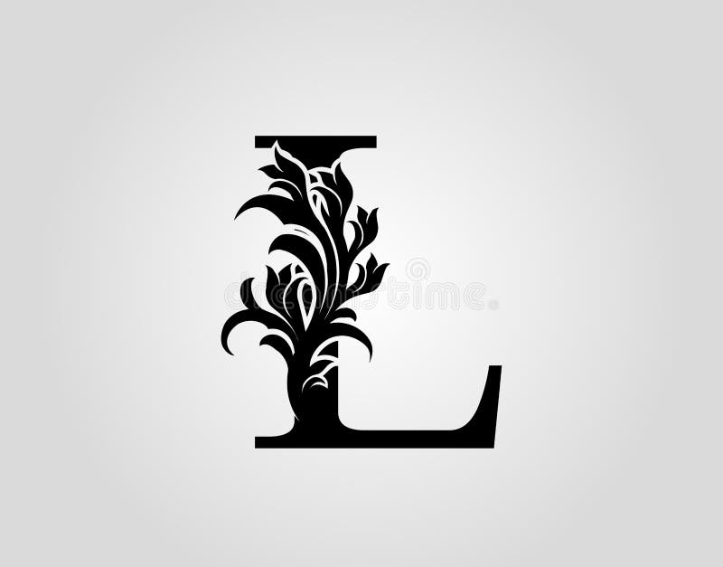Monogram Letter L Luxury Logo Icon, Vintage Deco L Letter Vector Design ...