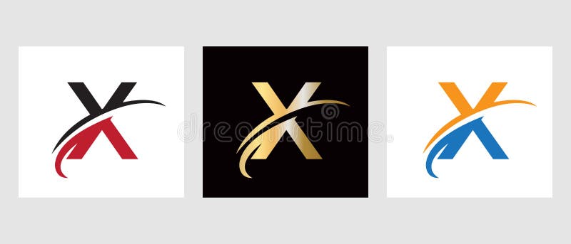 Monogram X Letter Logotype Symbol. Letter X Logo Design Template Stock ...