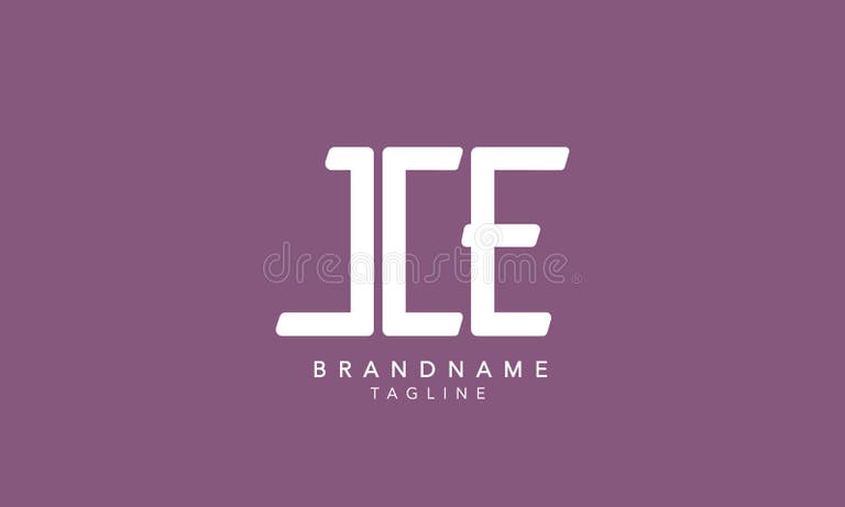 Monogram logo JCE stock vector. Illustration of jcelogo - 206215344