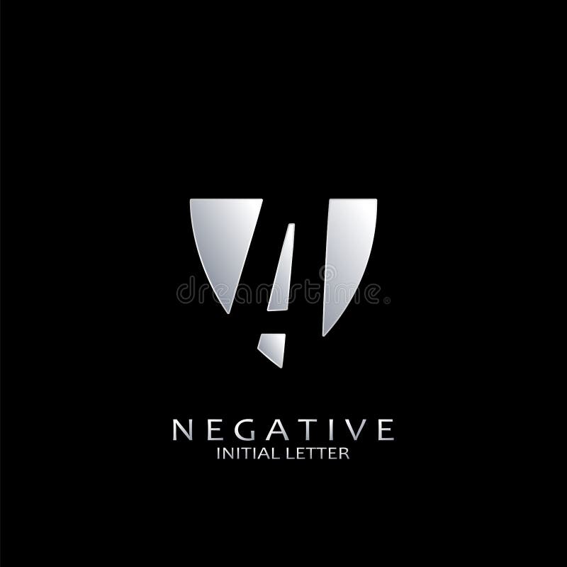 Monogram Negative Space Initial Letter a Logo for Technology Business ...