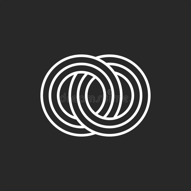 Two Circles Logo Stock Illustrations – 607 Two Circles Logo Stock ...