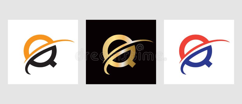 Monogram Q Letter Logotype Symbol. Letter Q Logo Design Template Stock ...