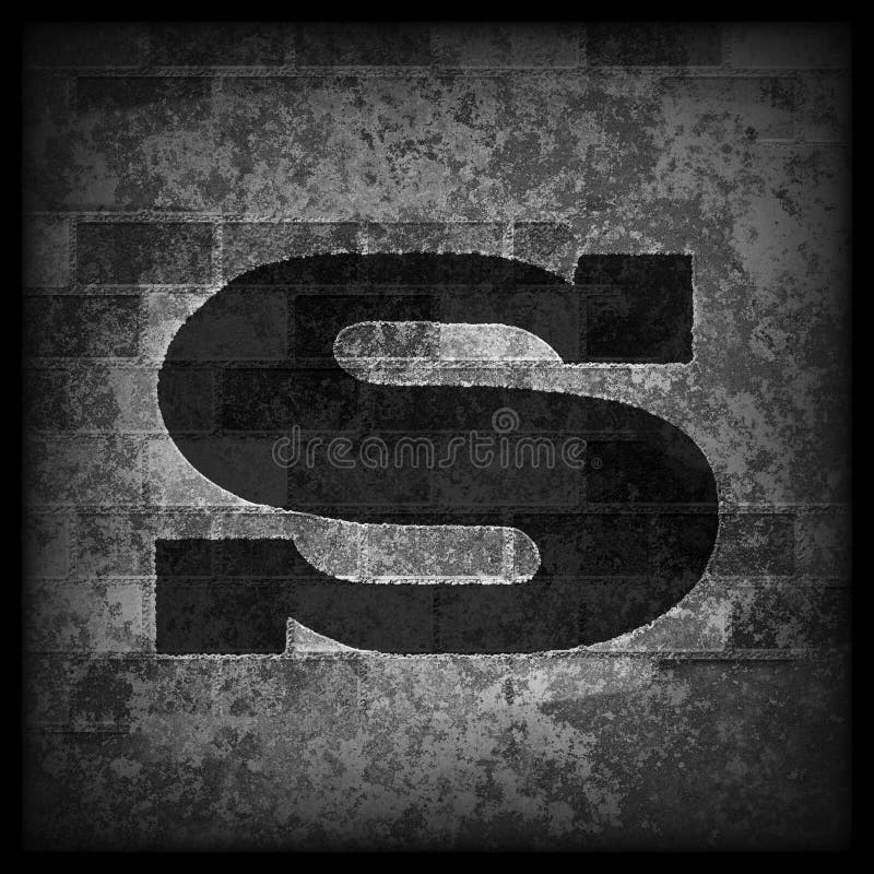 Monogram S street art stock illustration. Illustration of capital ...