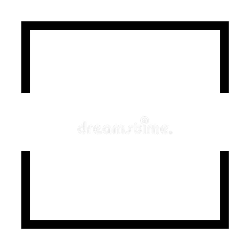 Black Rectangle Border Outline Stock Illustrations – 5,097 Black ...