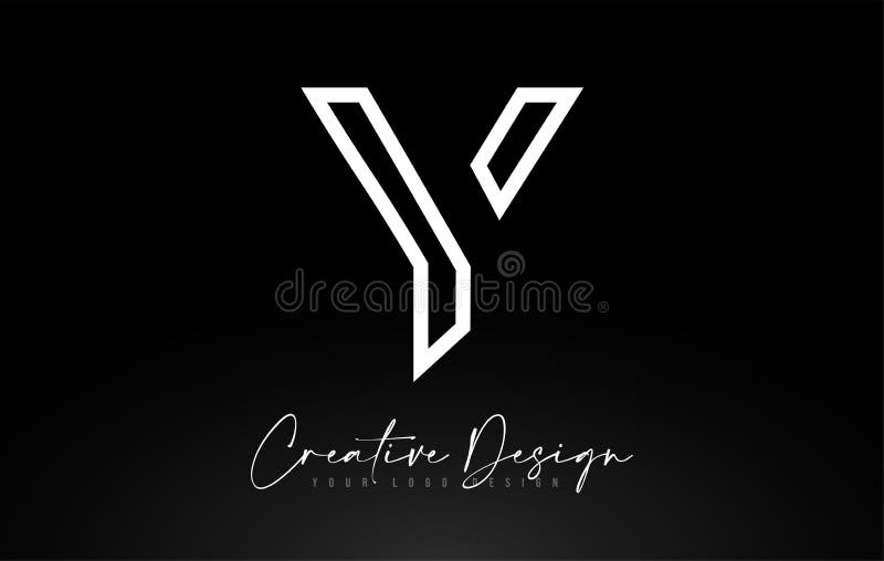 Monogram Y Letter Logo Design with Creative Lines Icon Design Vector ...