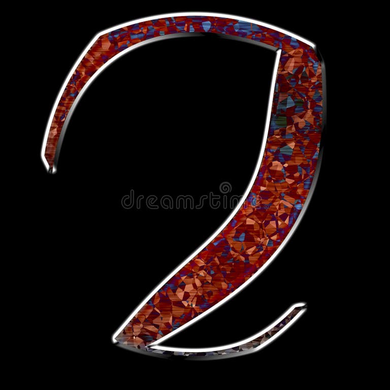 Monogram Z Coloured Spangle Stock Illustration - Illustration of steel ...