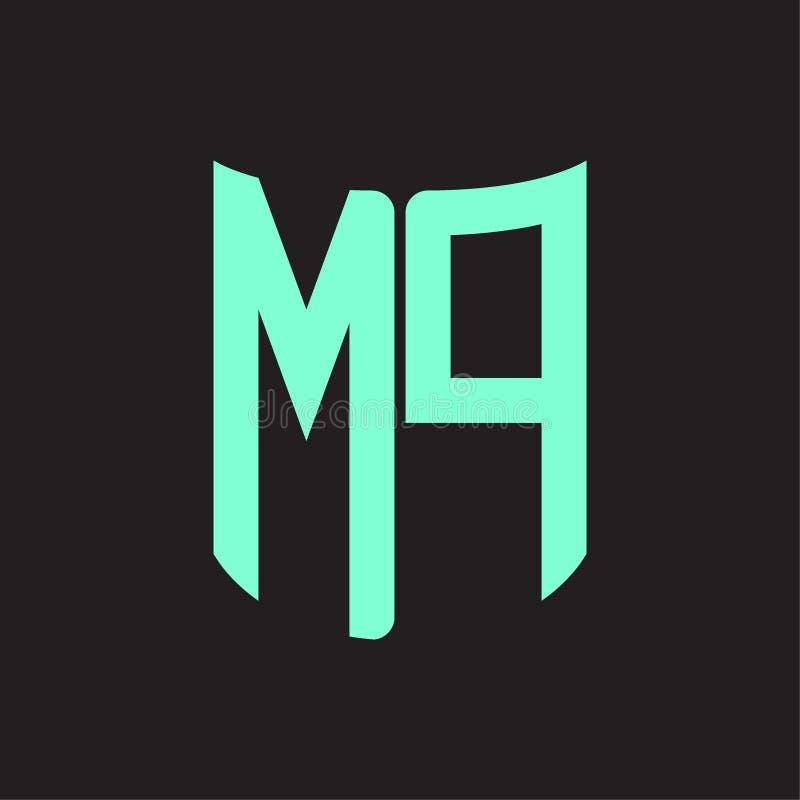 Monogramme Du Logo Mps Avec Le Modèle De Design De Style De Ruban ...