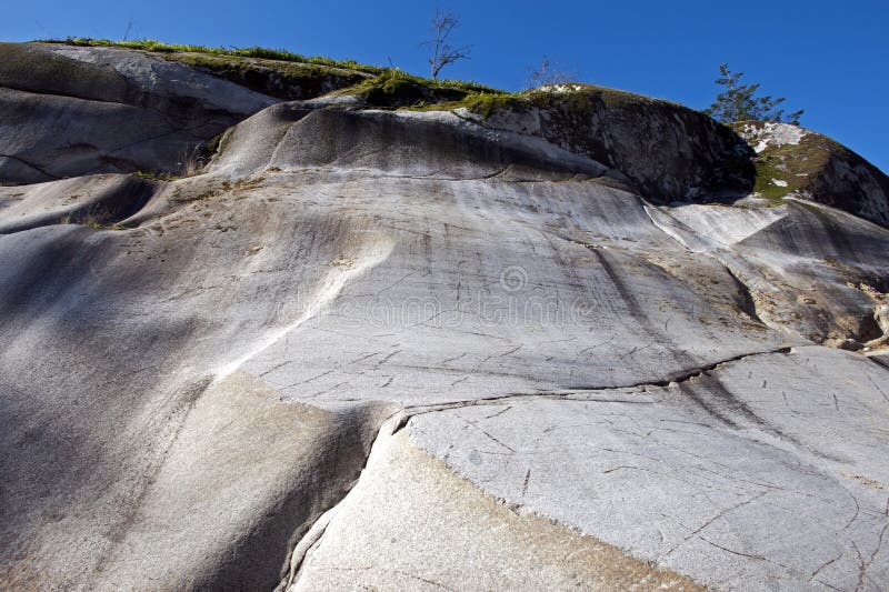 Monolit of the Granite Stone and Mountain Stock Image - Image of stone ...