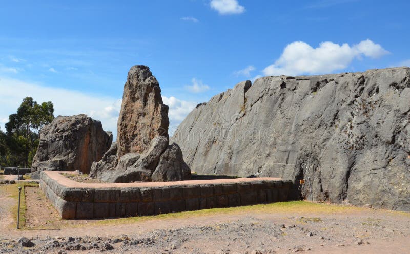 Peru, Qenko, Located At Archaeological Park Of Saqsaywaman. South ...