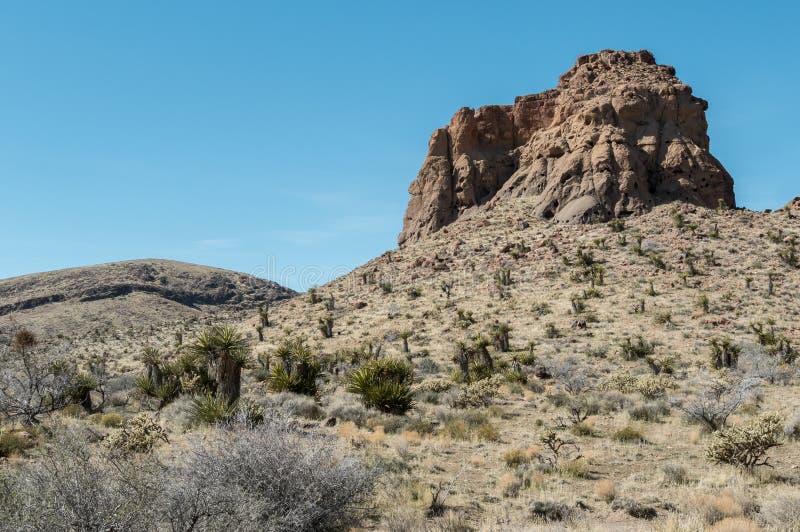 Monolith in Mojave National Preserve Stock Photo - Image of color ...