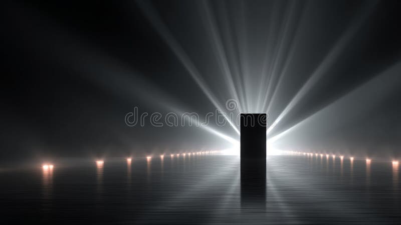 Monolithic Black Pillar Emitting Thin Beams of Light in Perfect ...