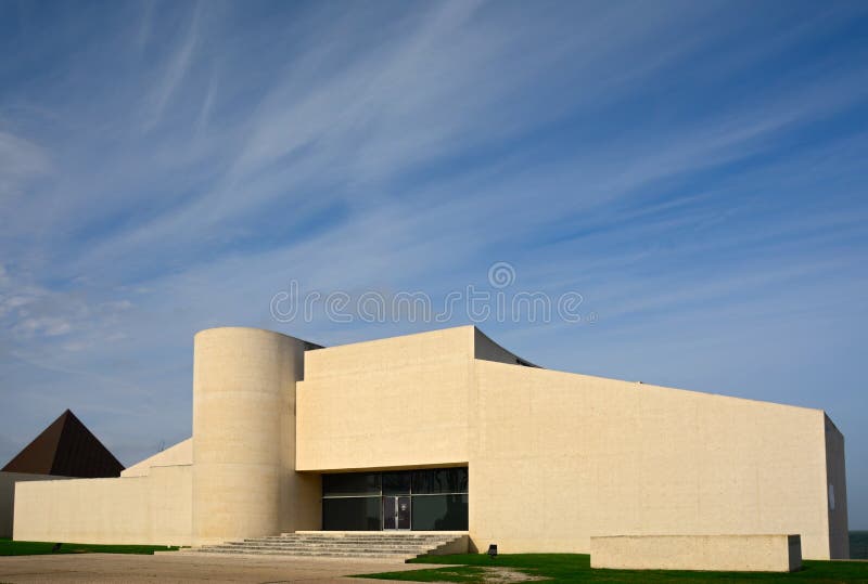 Monolithic Concrete Building Stock Photo - Image of green, grass: 53710760
