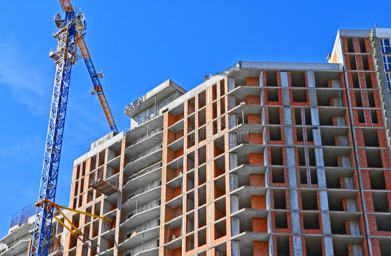 Monolithic Construction Site Stock Photo - Image of home, housing ...