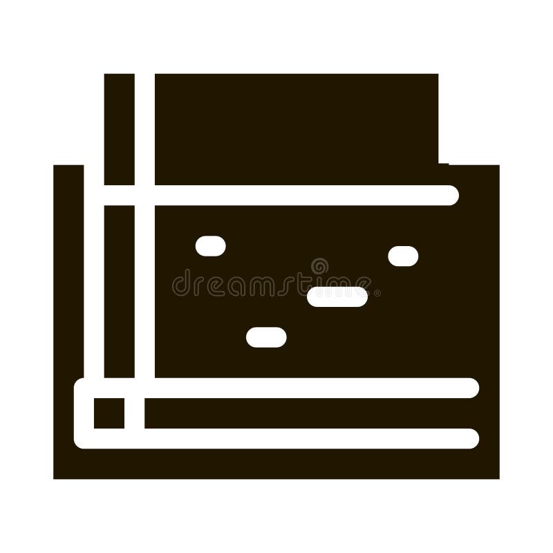 Monolithic Foundation Icon Vector Glyph Illustration Stock Vector ...