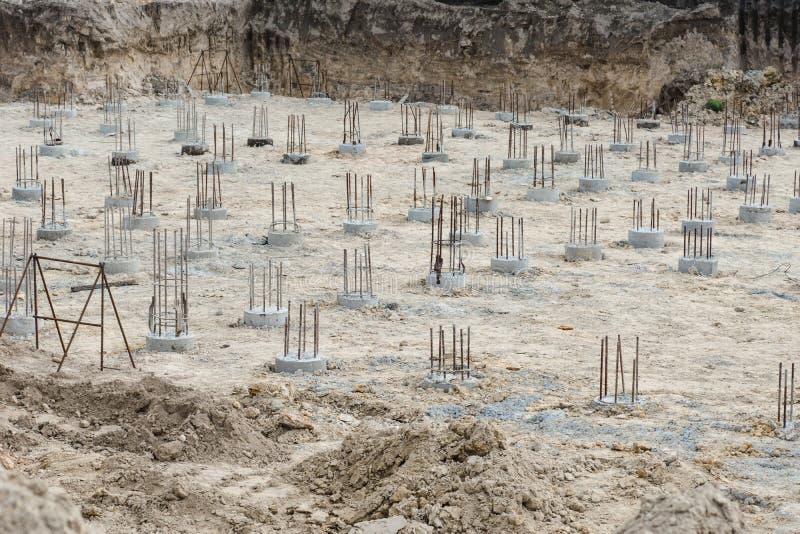 Monolithic Foundation with Metal Reinforcement Stock Photo - Image of ... Monolithic Foundation with Metal Reinforcement Stock Photo - Image of ...