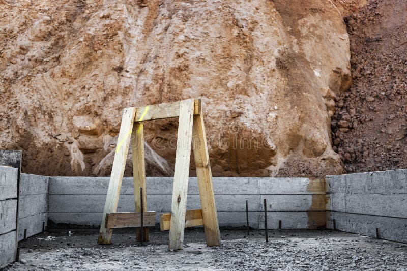 Monolithic Reinforced Concrete Foundation for the Construction of a ...