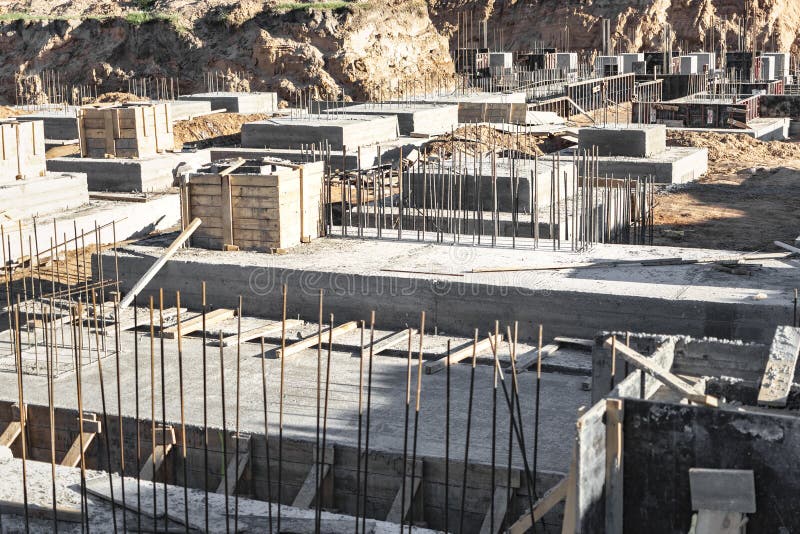 Monolithic Reinforced Concrete Foundation for the Construction of a ...