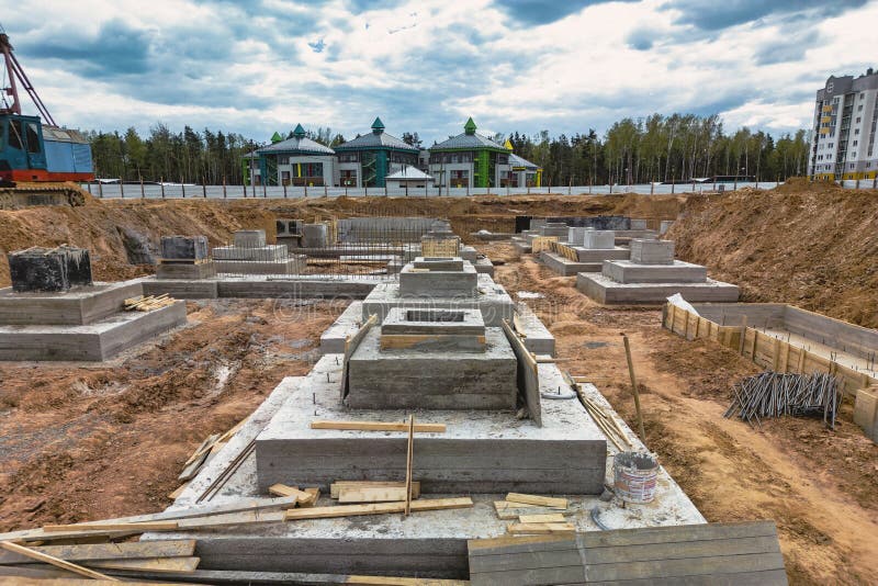 Monolithic Reinforced Concrete Foundations for the Construction of a ...