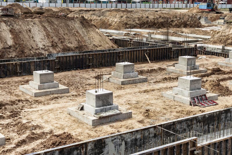 Monolithic Reinforced Concrete Foundations for the Construction of a ...