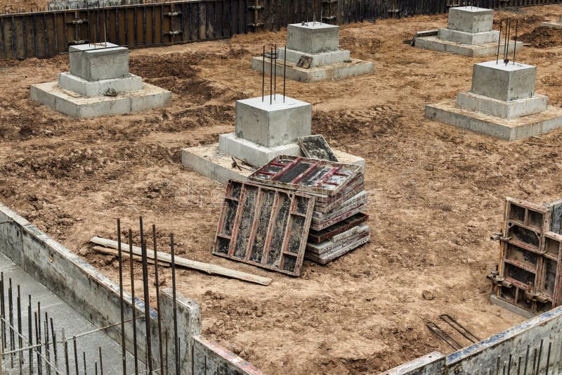 Monolithic Reinforced Concrete Foundation for the Construction of a ...