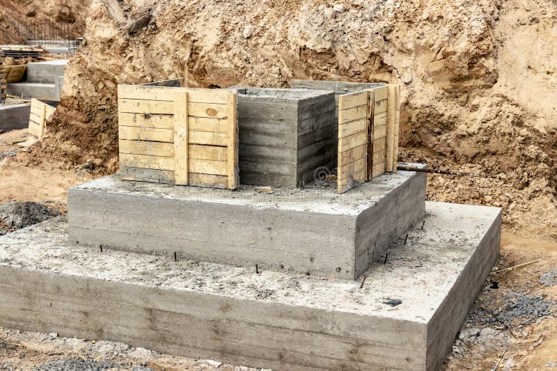 Monolithic Reinforced Concrete Foundation for the Construction of a ...