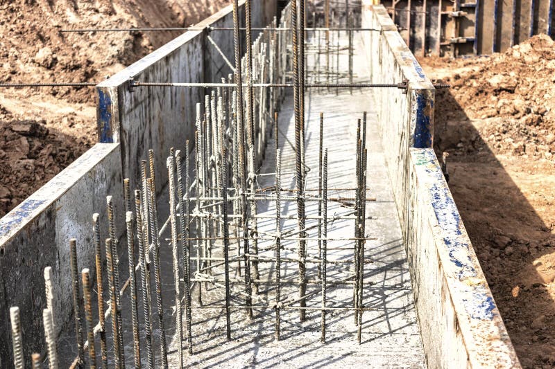 Monolithic Reinforced Concrete Foundation for the Construction of a ...