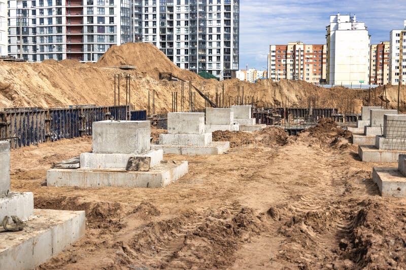 Monolithic Reinforced Concrete Foundations for the Construction of a ...