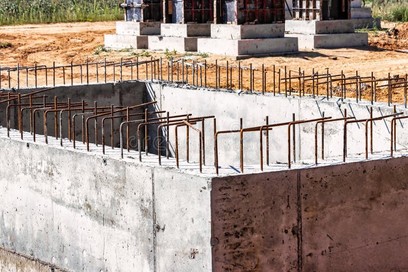Monolithic Reinforced Concrete Foundations Construction Residential ...
