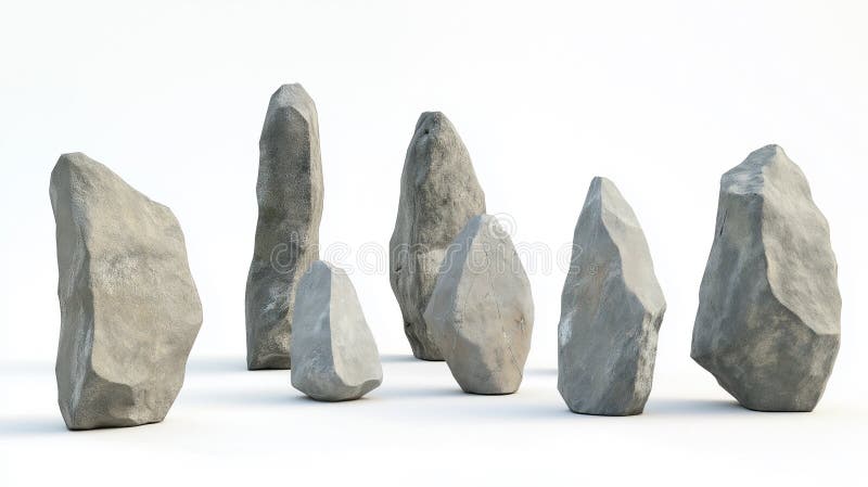 Monolithic Stones Arranged in a Circle, Reminiscent of Ancient Stone ...
