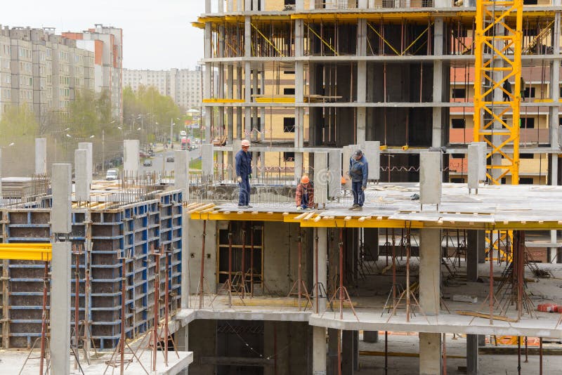 Monolithic Work on the Construction of a Multi-storey Residential ...