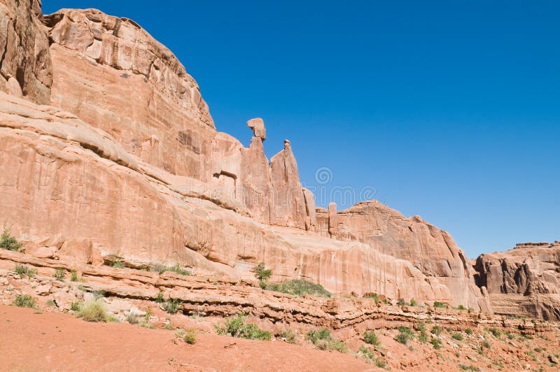 Monoliths stock image. Image of hills, desert, moab, monolith - 15645205
