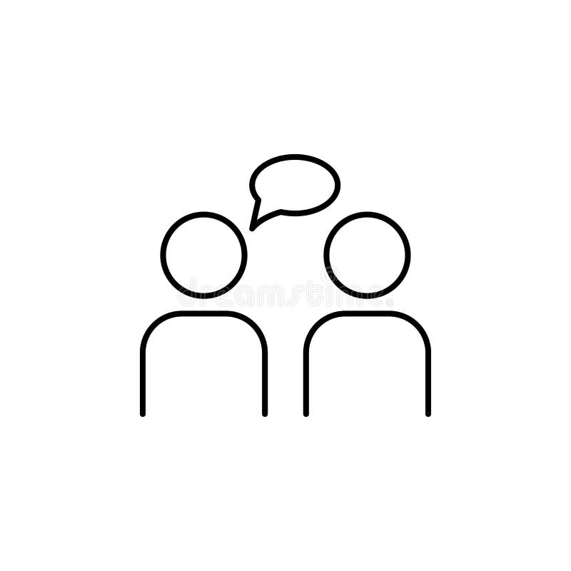 Monologue Icon. Element of Simple Icon for Websites, Web Design, Mobile ...