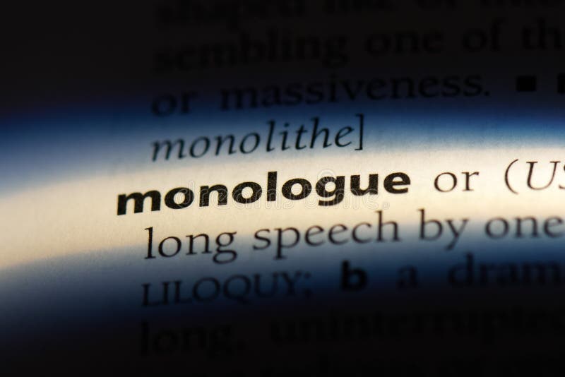 Monologue stock photo. Image of writing, dictionary - 126542516