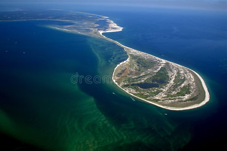 Monomoy Island, Cape Cod Aerial Stock Image - Image of watchers, cape ...