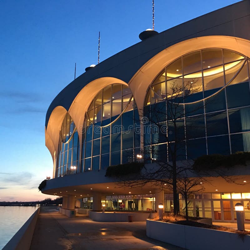 Monona Terrace stock image. Image of originally, center - 119780553