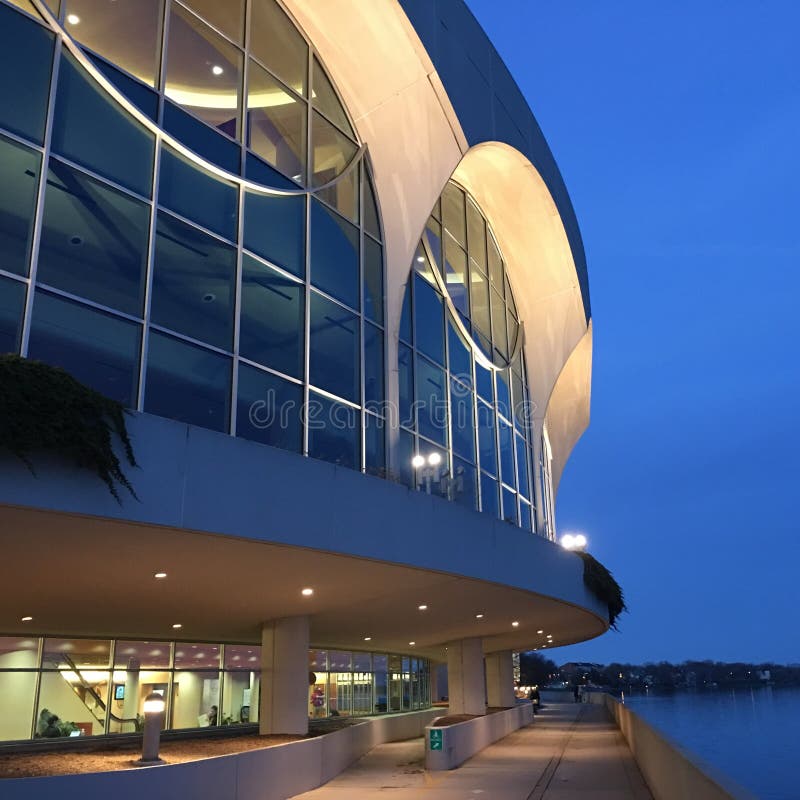 Monona Terrace stock image. Image of madison, lakemonona - 89939173