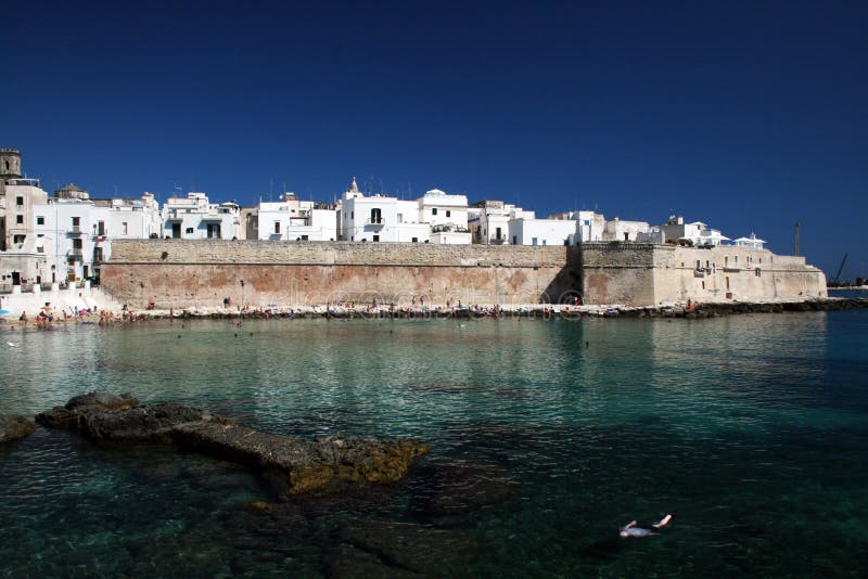 Monopoli stock image. Image of travel, walls, bari, architecture - 24683993