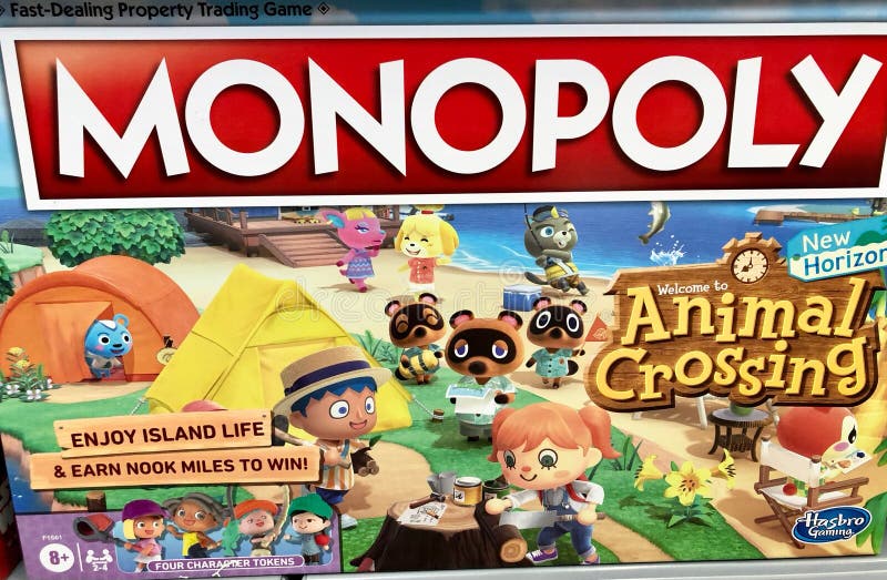 Monopoly Animals Crossing editorial photography. Image of colorful ...