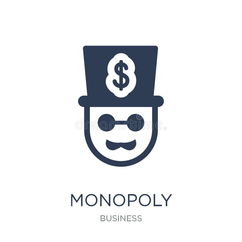 Monopoly Icon. Trendy Flat Vector Monopoly Icon on White Background ...