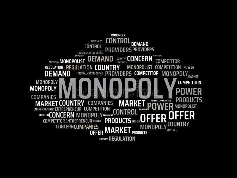 MONOPOLY - Image with Words Associated with the Topic MONOPOLY, Word ...