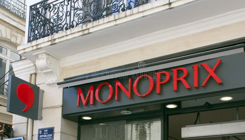 Monoprix Shop on Place Des Cordeliers, Lyon Editorial Photo - Image of ...