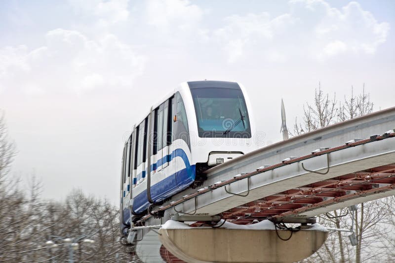 Monorail stock image. Image of technology, motion, composition - 23608363