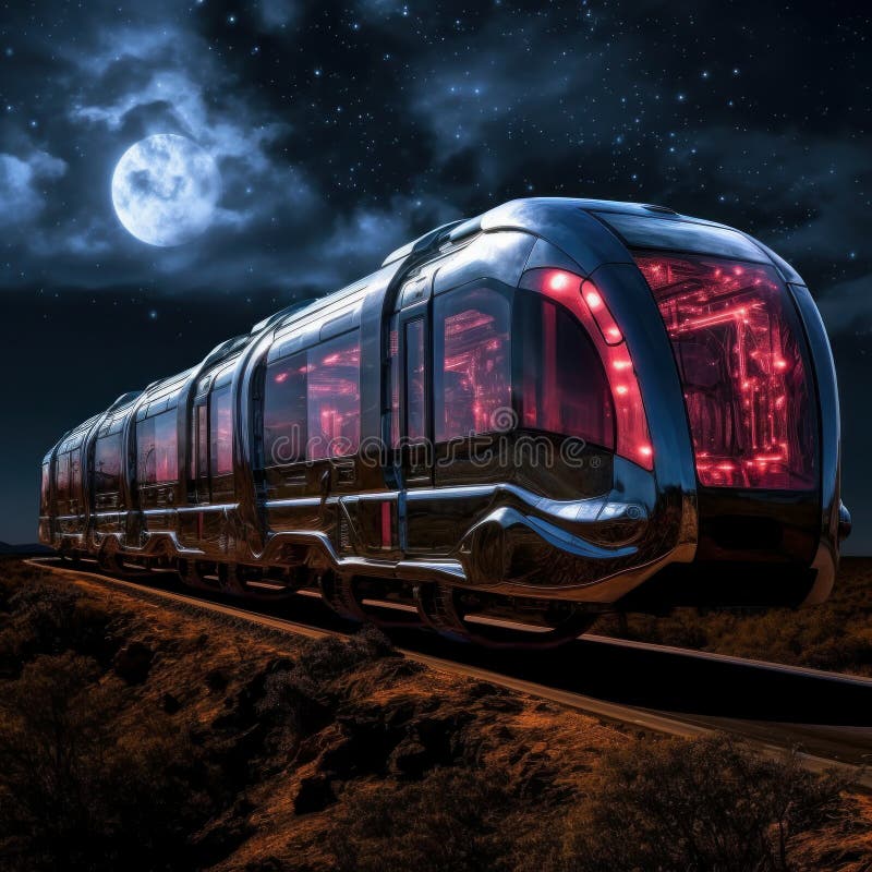 Monorail stock illustration. Illustration of speed, traffic - 285169594