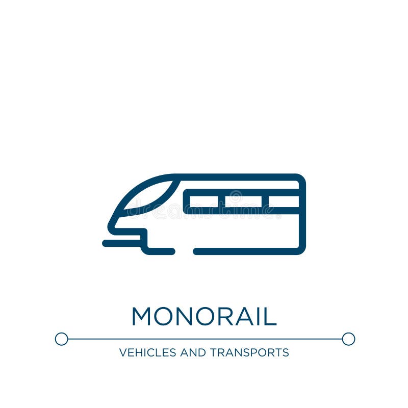 Monorail Outline Stock Illustrations – 569 Monorail Outline Stock ...