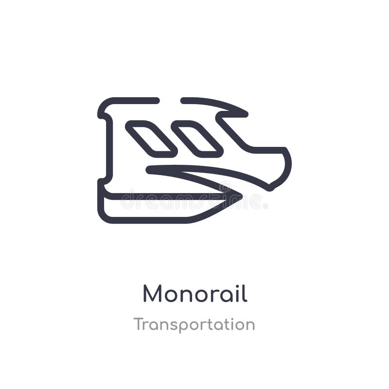 Monorail Outline Stock Illustrations – 569 Monorail Outline Stock ...