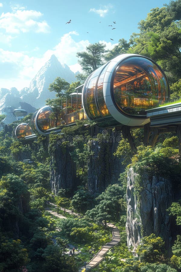 The Monorail System is Part of an Innovative, Solar Powered Pathway ...