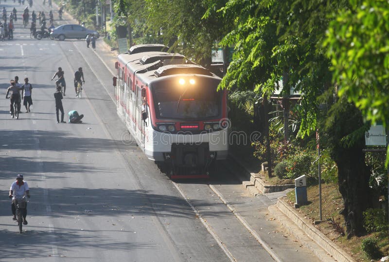 Monorail editorial photography. Image of java, railways - 31689182