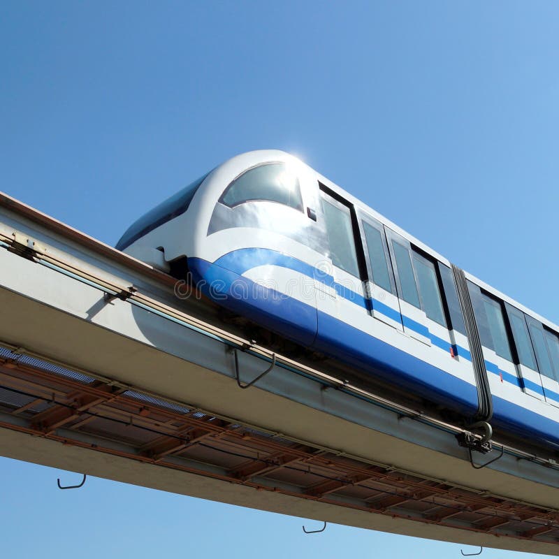 Monorail train stock image. Image of power, modern, rail - 24718783