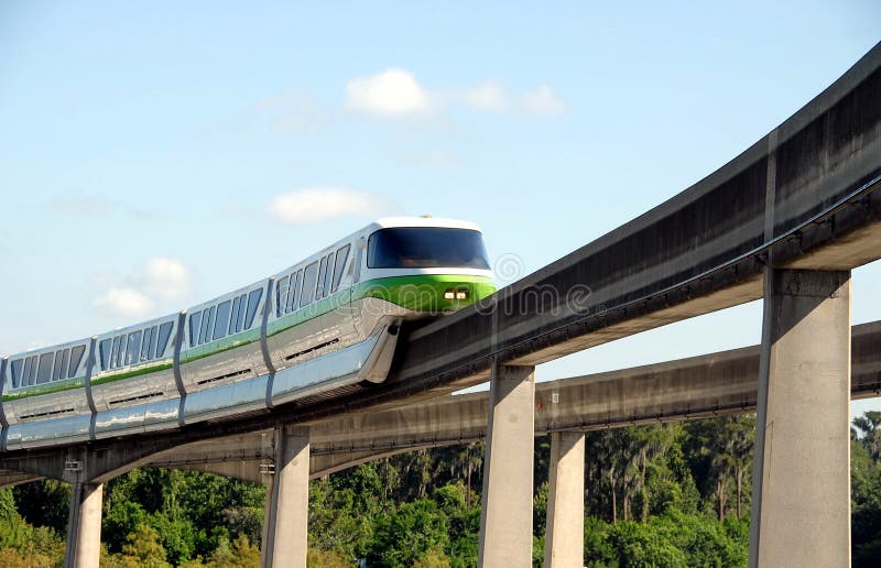 Monorail train stock image. Image of travel, structure - 6271177