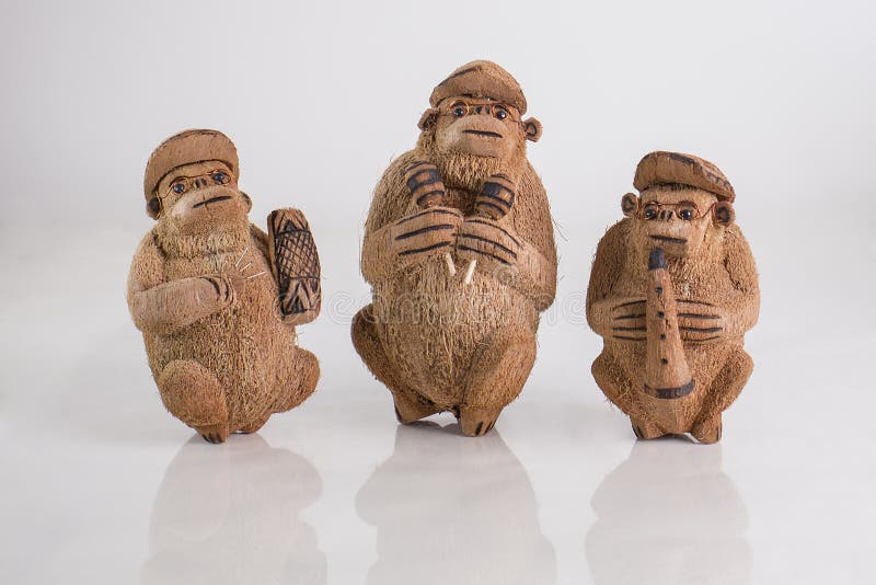 Mono Tallado De Un Coco Fotos de stock - Fotos libres de regalías de ...